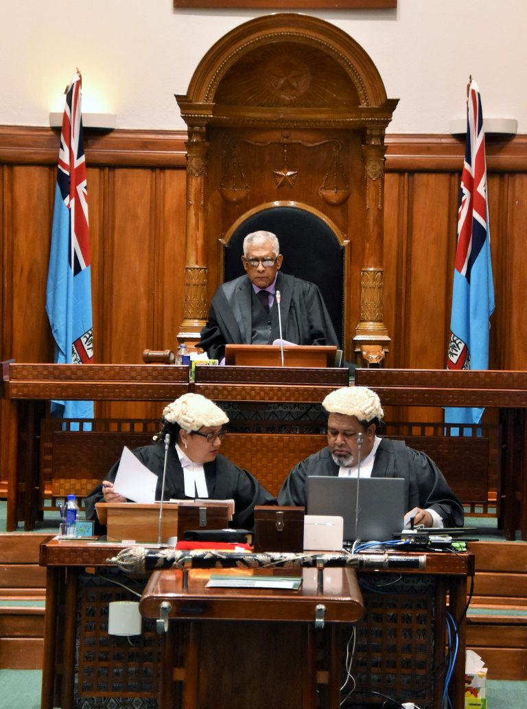 Speech by the new Speaker of Parliament, Hon. Ratu Naiqama Lalabalavu ...