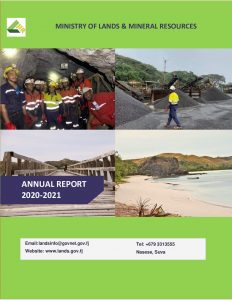 Ministry of Lands and Mineral Resources Annual Report 2020–2021 ...