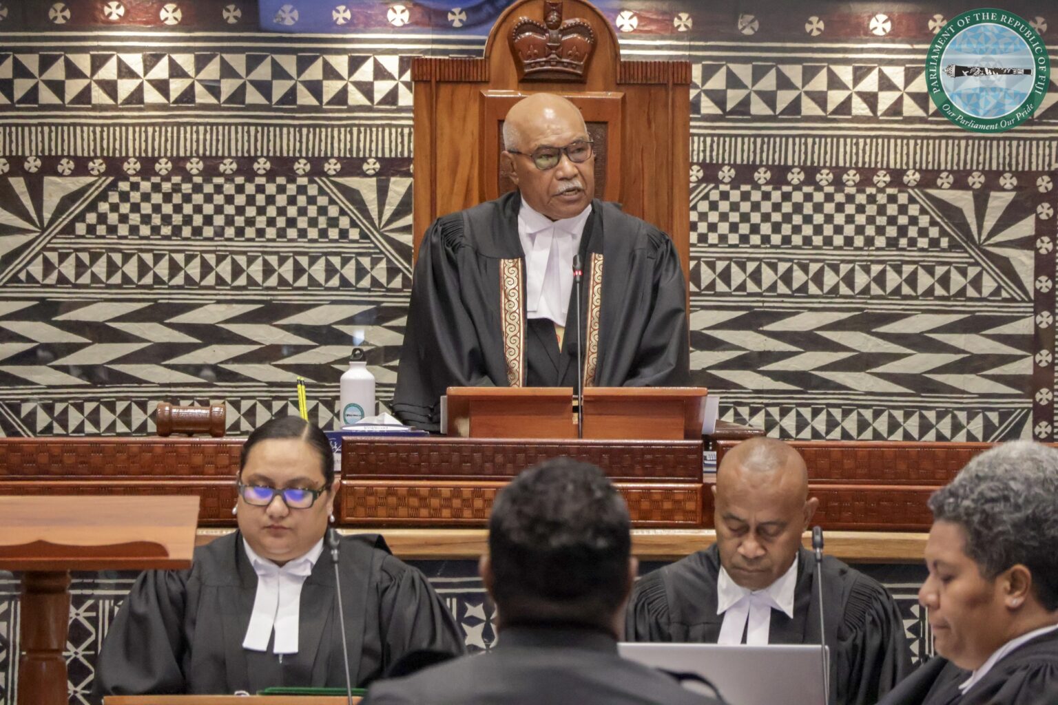 First Communication from the newly elected Speaker, Hon. Filimone ...