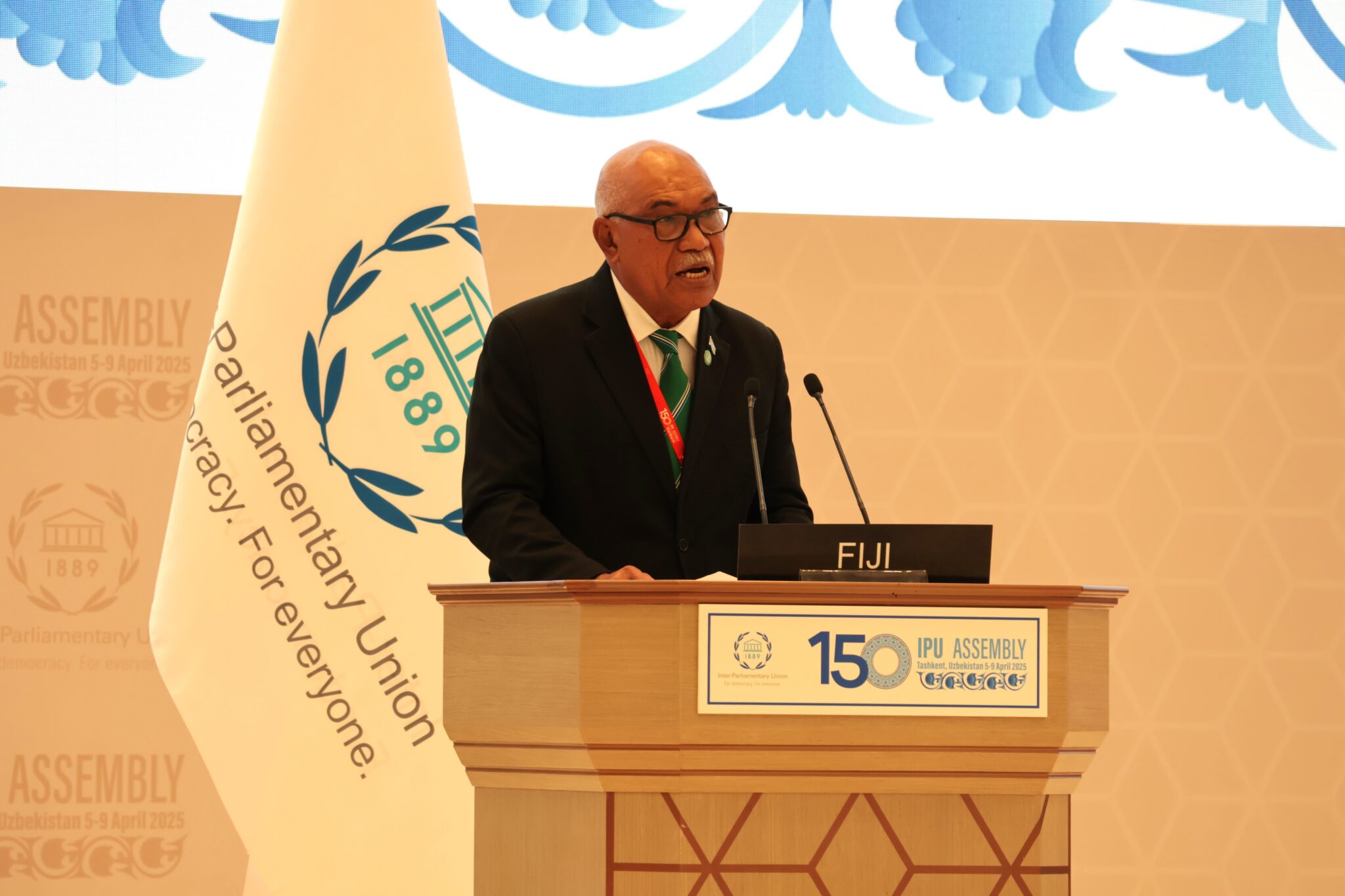 Speaker Addresses the IPU Assembly - Parliament of the Republic of Fiji